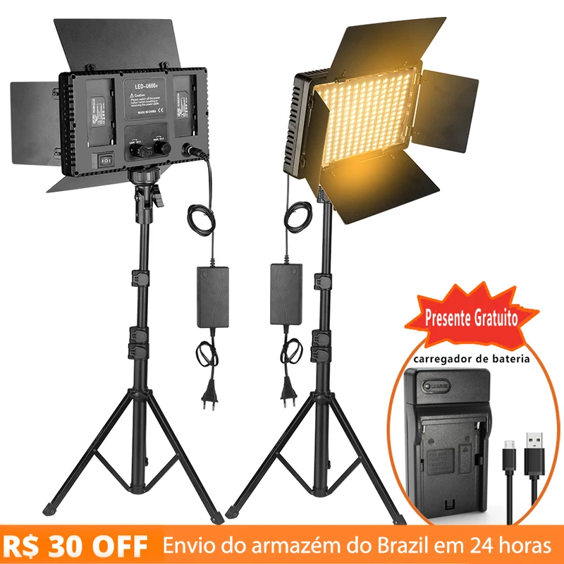 Nagnahz U800 LED Photo Studio Light para Tiktok Youbute Game Iluminação ...
