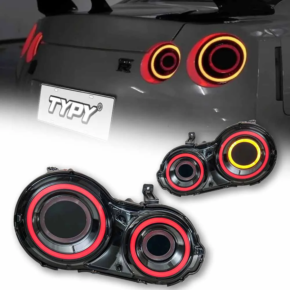 Car-Lights-For-Nissan-GT-R-R35-2009-2017-LED-Car-Tail-Lamps-Daytime ...
