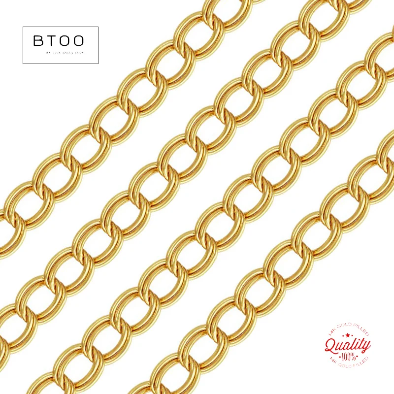 14K-Gold-Filled-2-62MM-Rolo-Chain-Gold-Filled-Double-Rolo-Chain-For ...