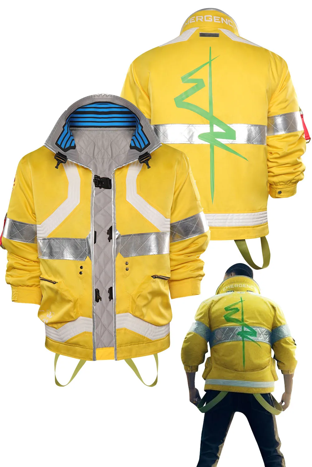 David-Martinez-Cosplay-Yellow-Coats-Men-Disguise-Game-Costume-Male ...