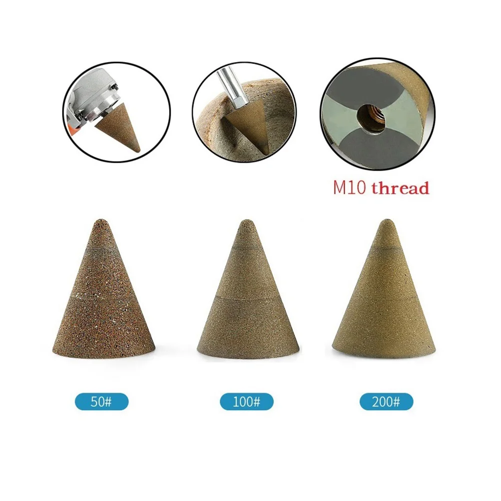 Kúpos Gyémánt Őrlőkerék Bitek M10 Szál Chamfer Countersink Cone Faragás ...