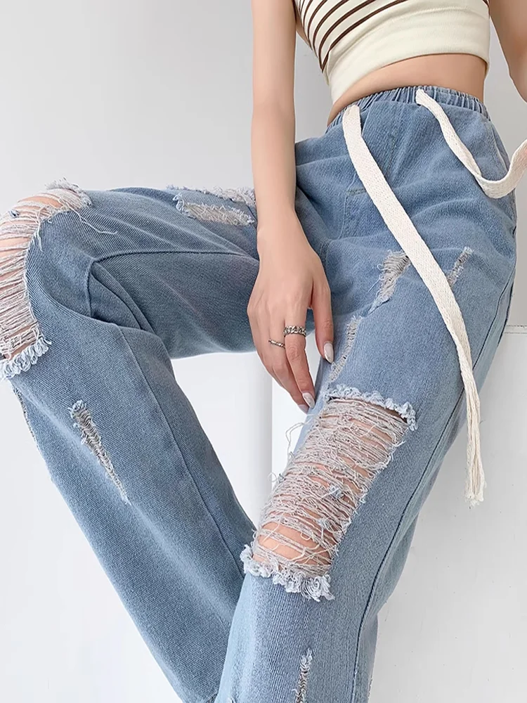 Vintage-Ripped-Jeans-Washed-Raw-Edge-Mopping-Trousers-Harajuku-Loose ...