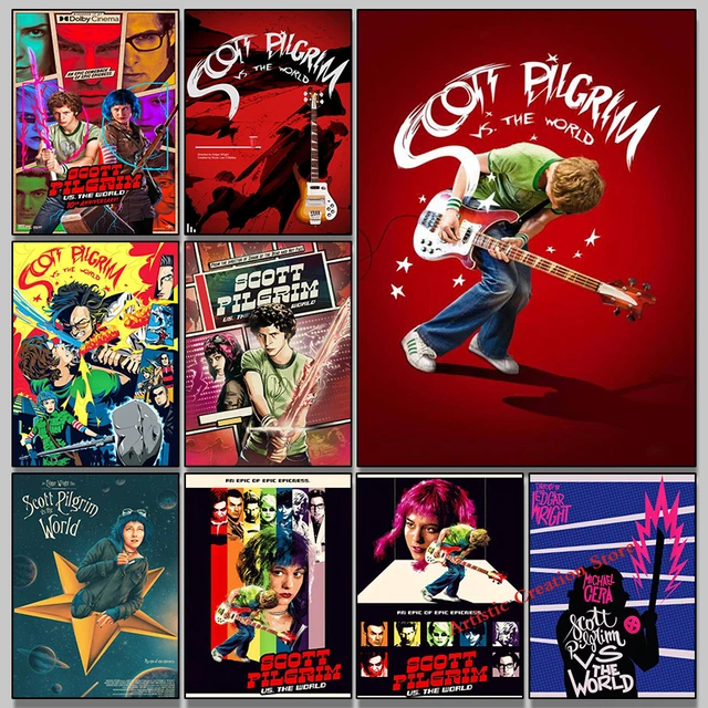 Scott Pilgrim Poster Scott Pilgrim Vs The World Poster, Movie Print ...
