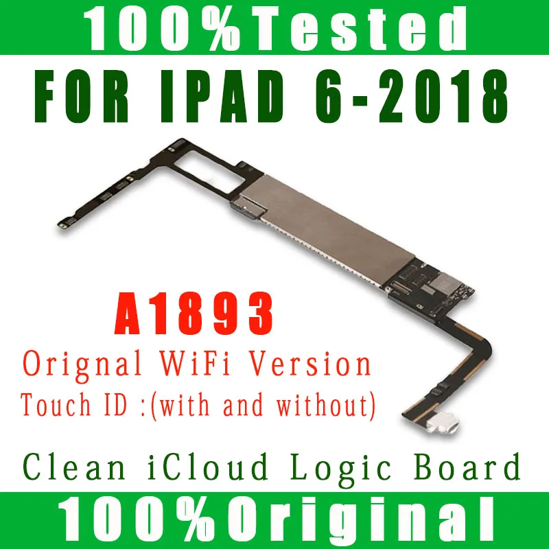 Ipad 6 A1893 Motherboard | Ipad Icloud Motherboard | Ipad A1893 Wifi ...