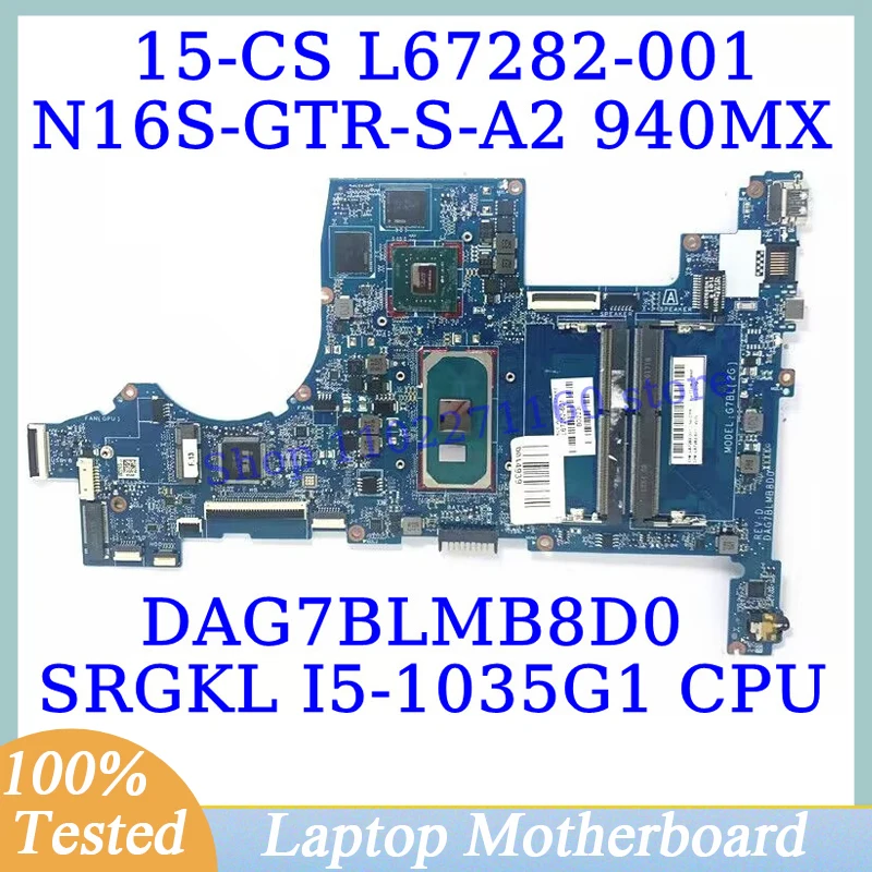 L67282-001-L67282-501-L67282-601-For-HP-15-CS-W-SRGKL-I5-1035G1-CPU ...