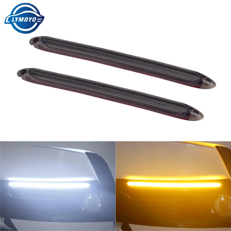 Universal-DRL-Daytime-Running-Lights-Auto-Headlight-Strip-Sequential ...