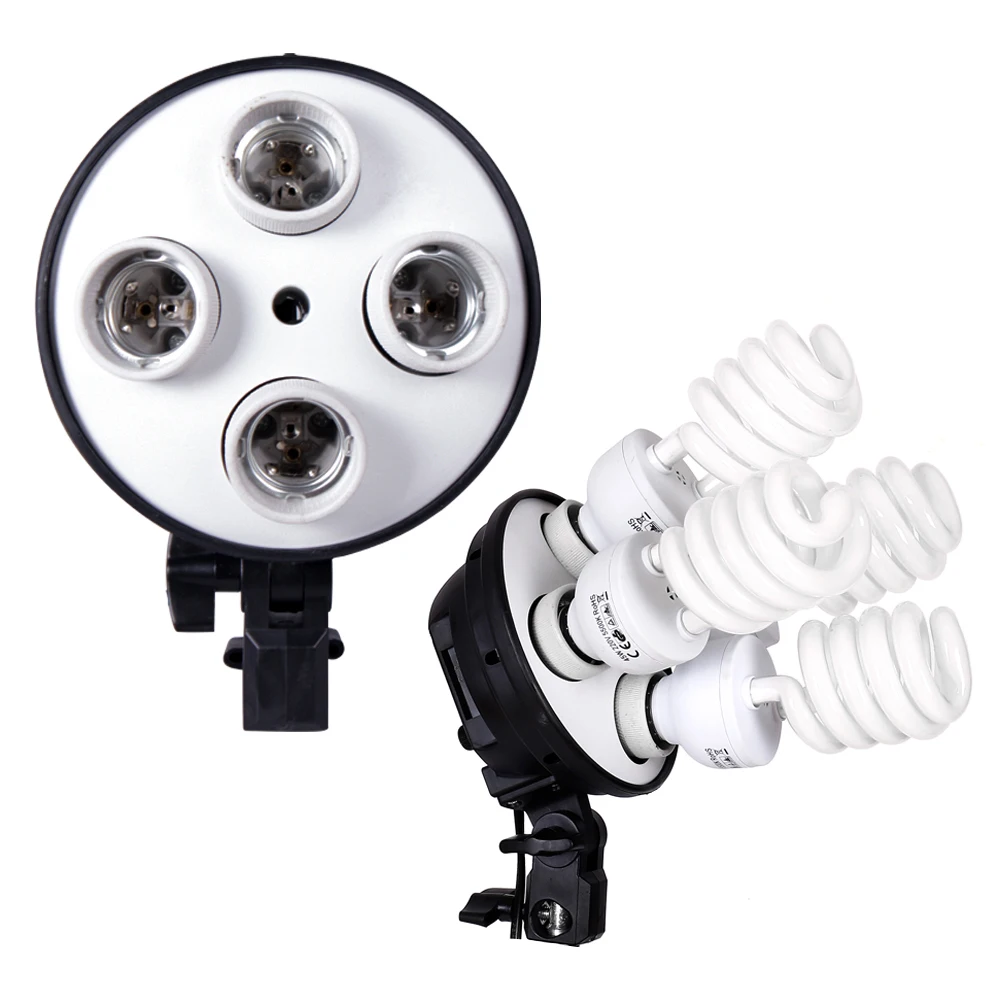 1PCS-Four-Lamp-Softbox-Photographic-Lighting-Accessories-With-4pcs-E27 ...