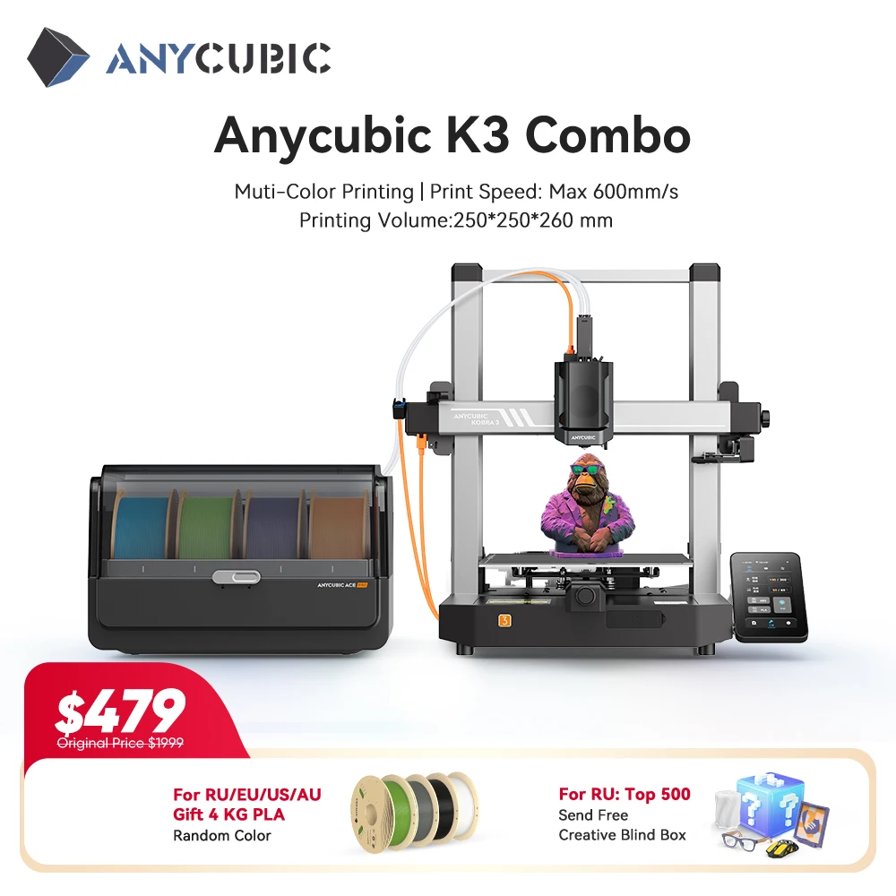 ANYCUBIC-K3-Combo-FDM-Multi-Color-3D-Printer-Print-in-4-to-8-Color-With ...