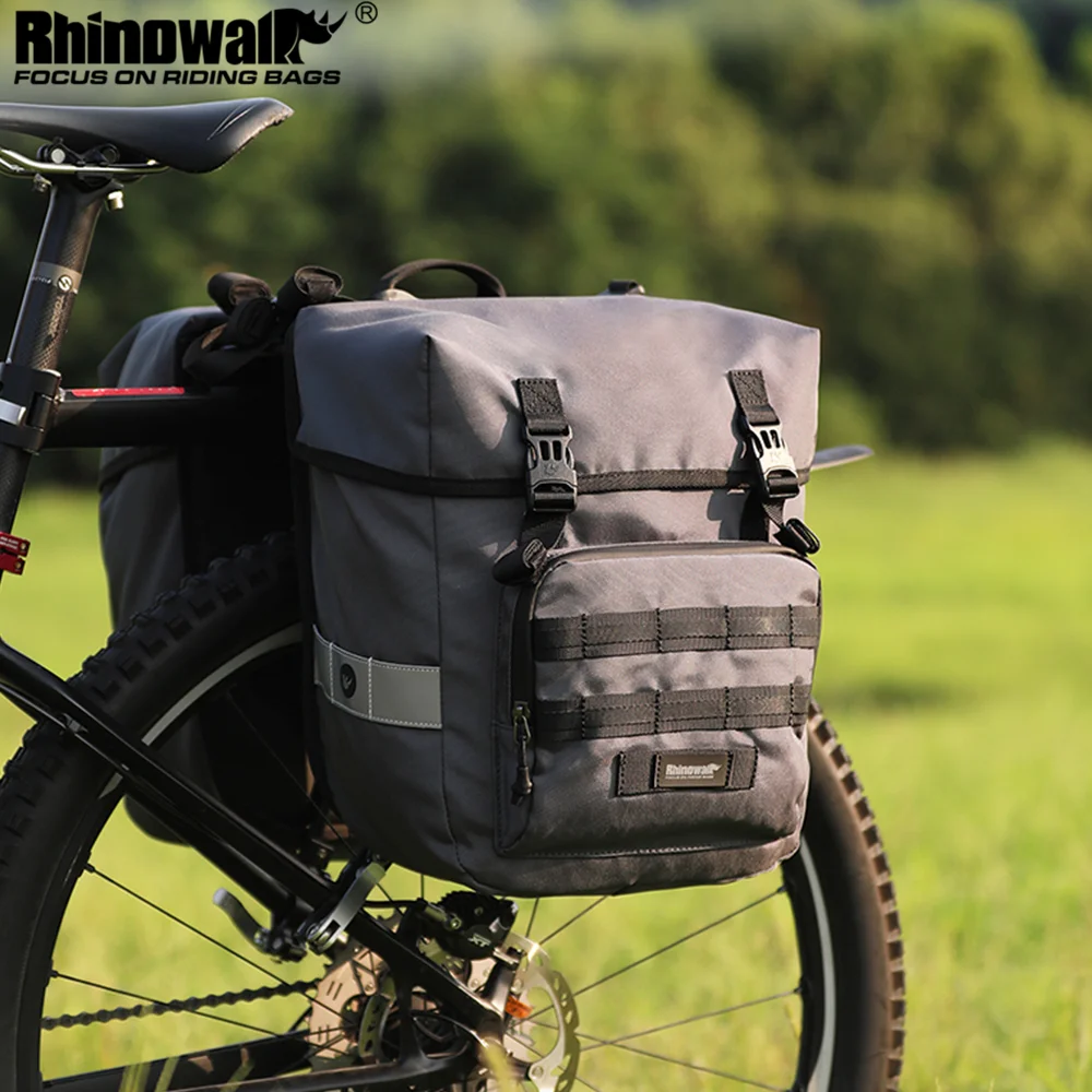 Rhinowalk Bike Pannier Bag 40L Large Capacity Bicycle Double Side Rear ...