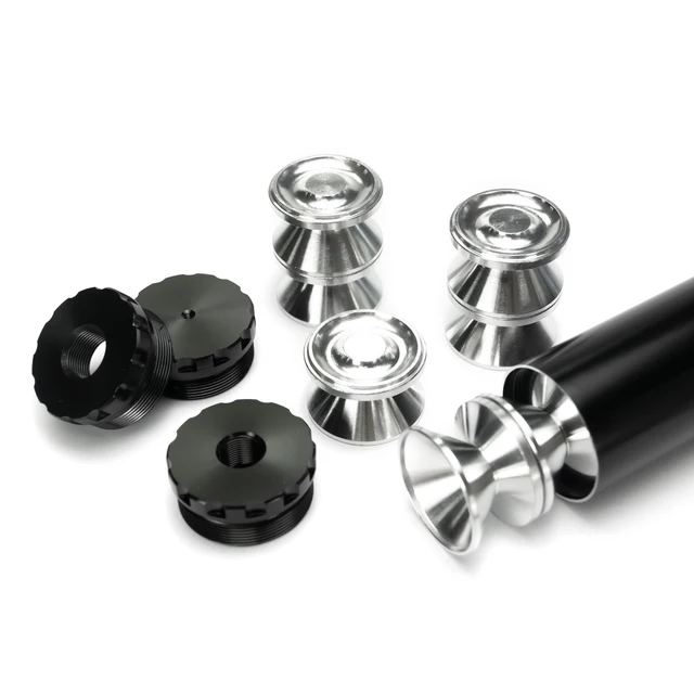 6''L 1.4"OD 1/2x28 or 5/8x24 Full Stainless Steel Spiral Single Core ...