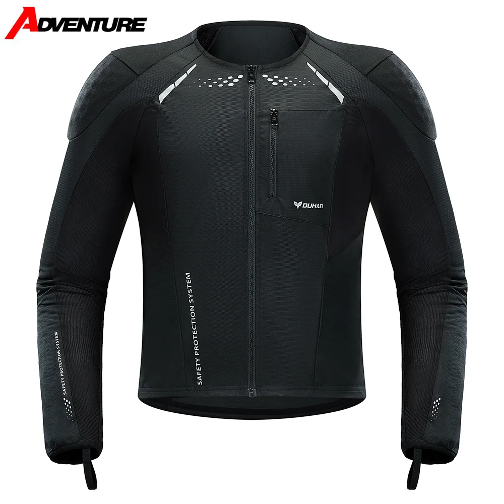 DUHAN Motorcycle Jacket Airflow Armor Clothes Rally Motocross Anti fall ...