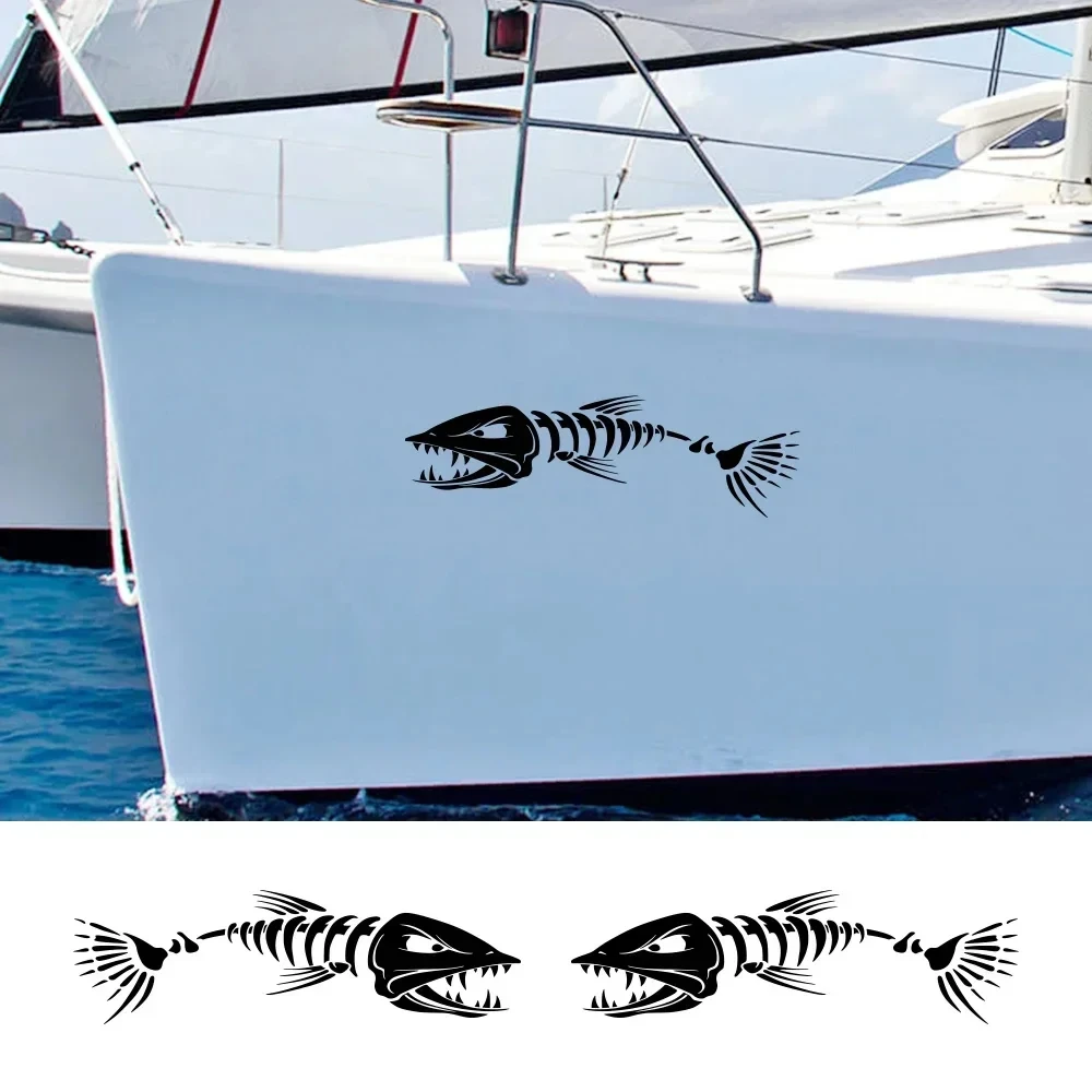 Large-Fish-Bone-Graphics-Stickers-For-Car-Boat-Body-Decal-Cruise-Mural ...