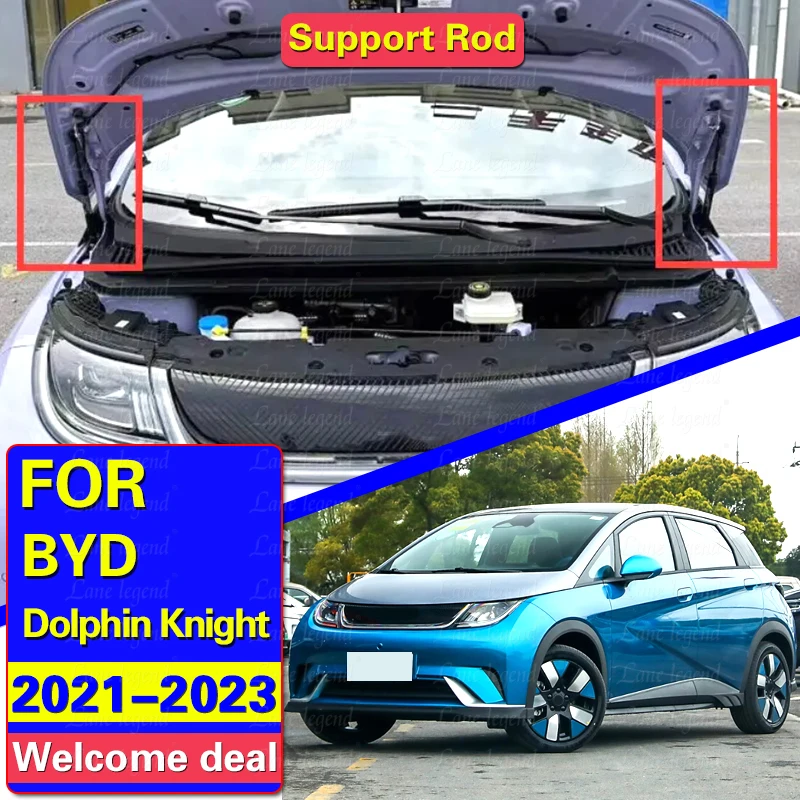 For-BYD-Dolphin-Knight-2021-2023-Front-Bonnet-Hood-Gas-Struts-Lift ...