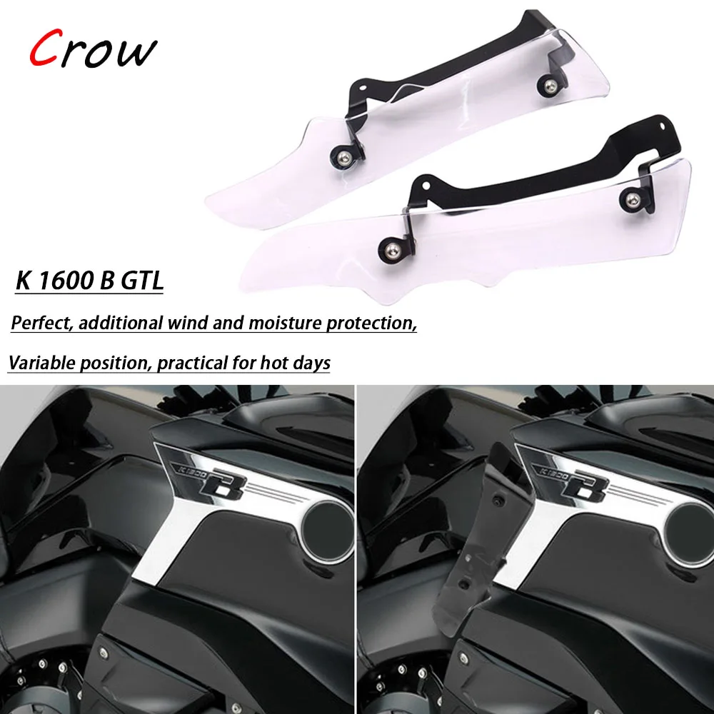 NEW Motorcycle Side Spoilers Wind Deflector Fairing Extensions Foot ...