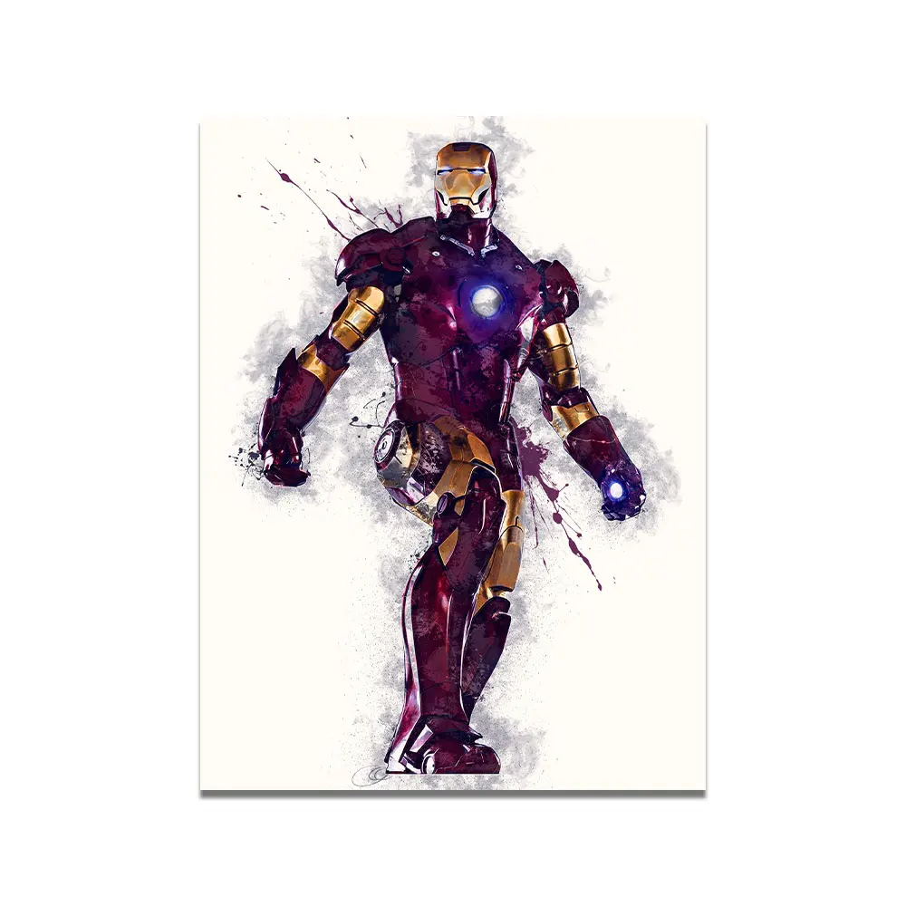 Marvel Splatter Art
