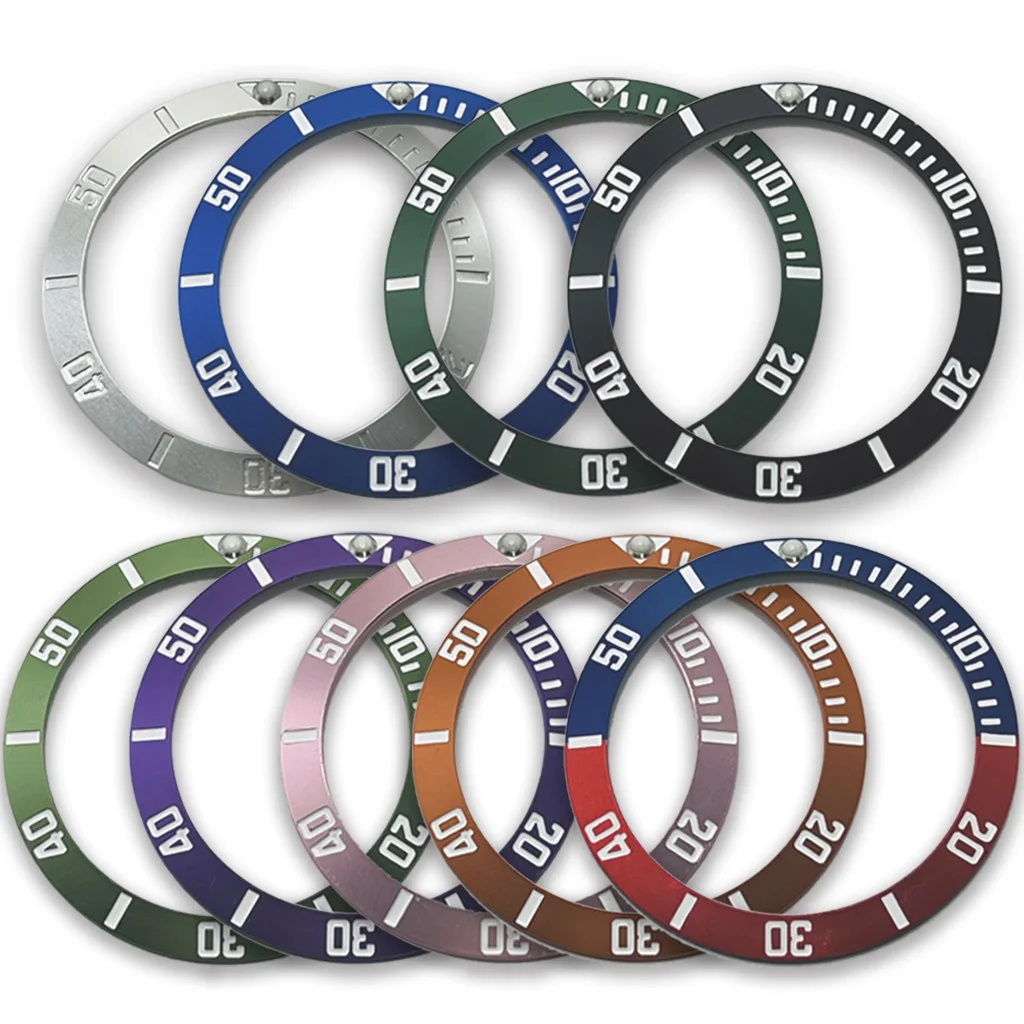 38mm-Aluminum-Bezel-Sloping-Diving-watch-Insert-Watch-Replace-Watch ...