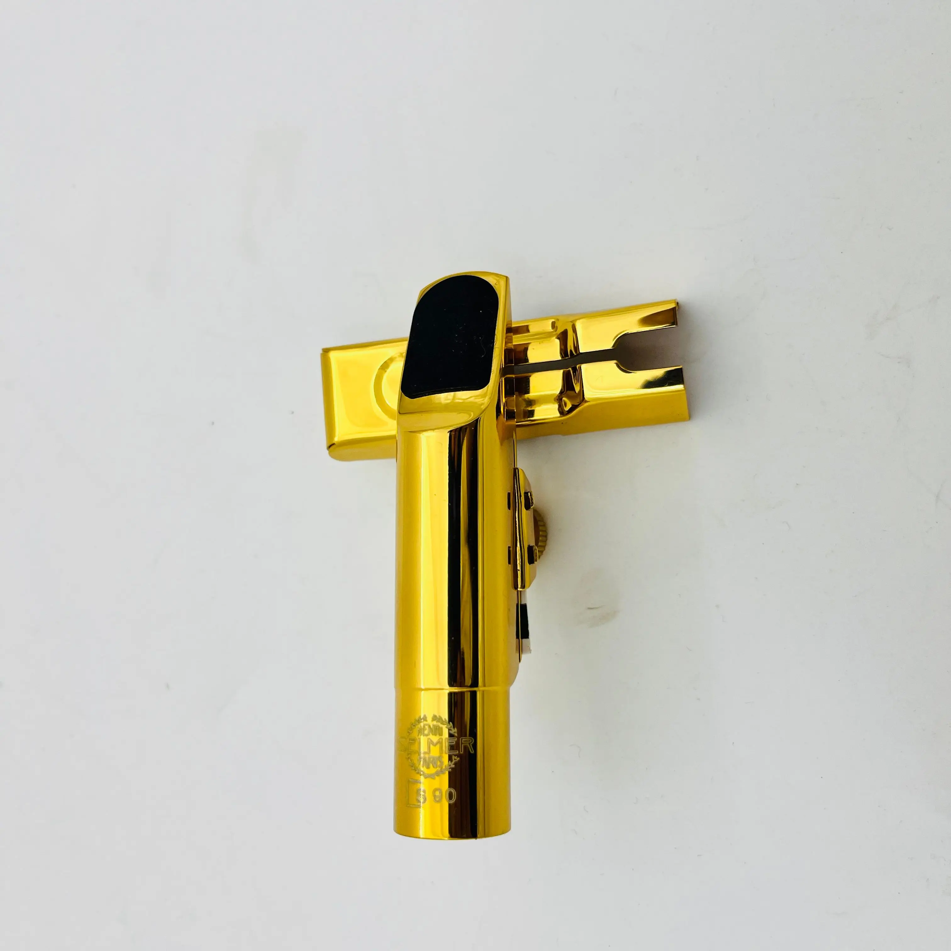 S90 Saxophone Metal Mouthpiece Gold Plated Alto Tenor Soprano Sizes 5 6 ...