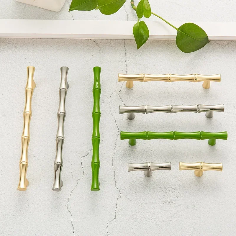 Bamboo Style Furniture Hardware Handle Kitchen Cabinets Sliding Door ...