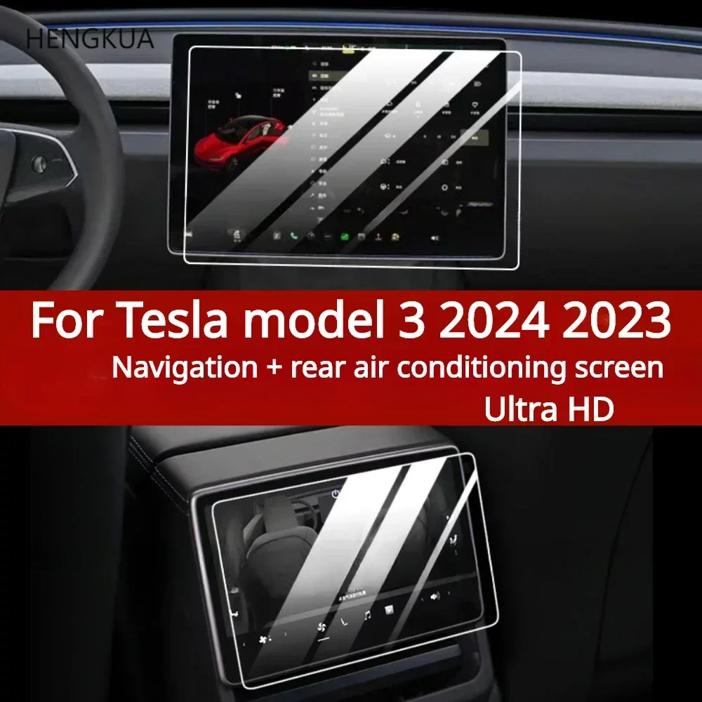 For-Tesla-model-3-2024-2023-Car-Interior-Accessories-Navigation-LCD ...