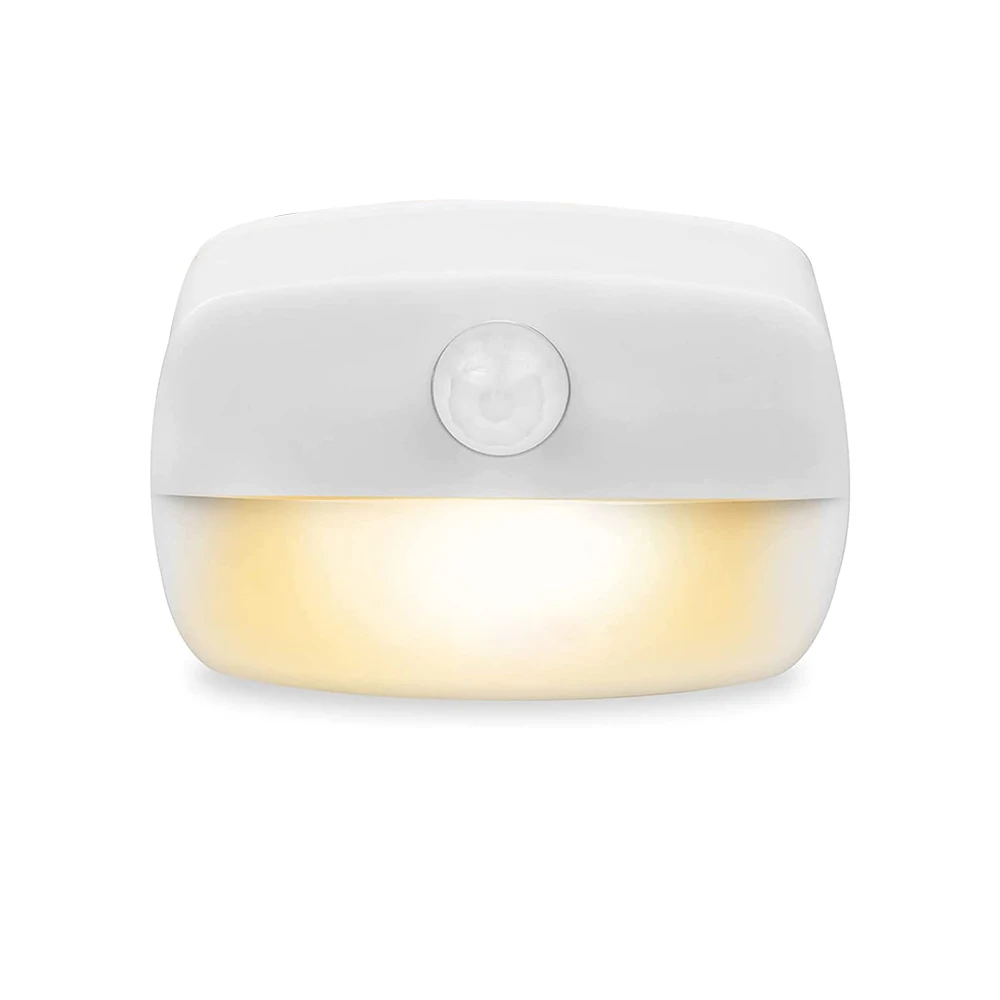 Led Battery Operated Motion Sensor Night Light Wireless Wall Lamp ...