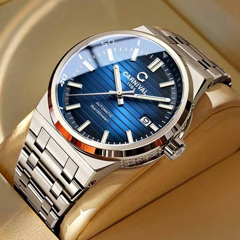 CARNIVAL-Automatic-Mechanical-Watch-Man-European-American-Business ...