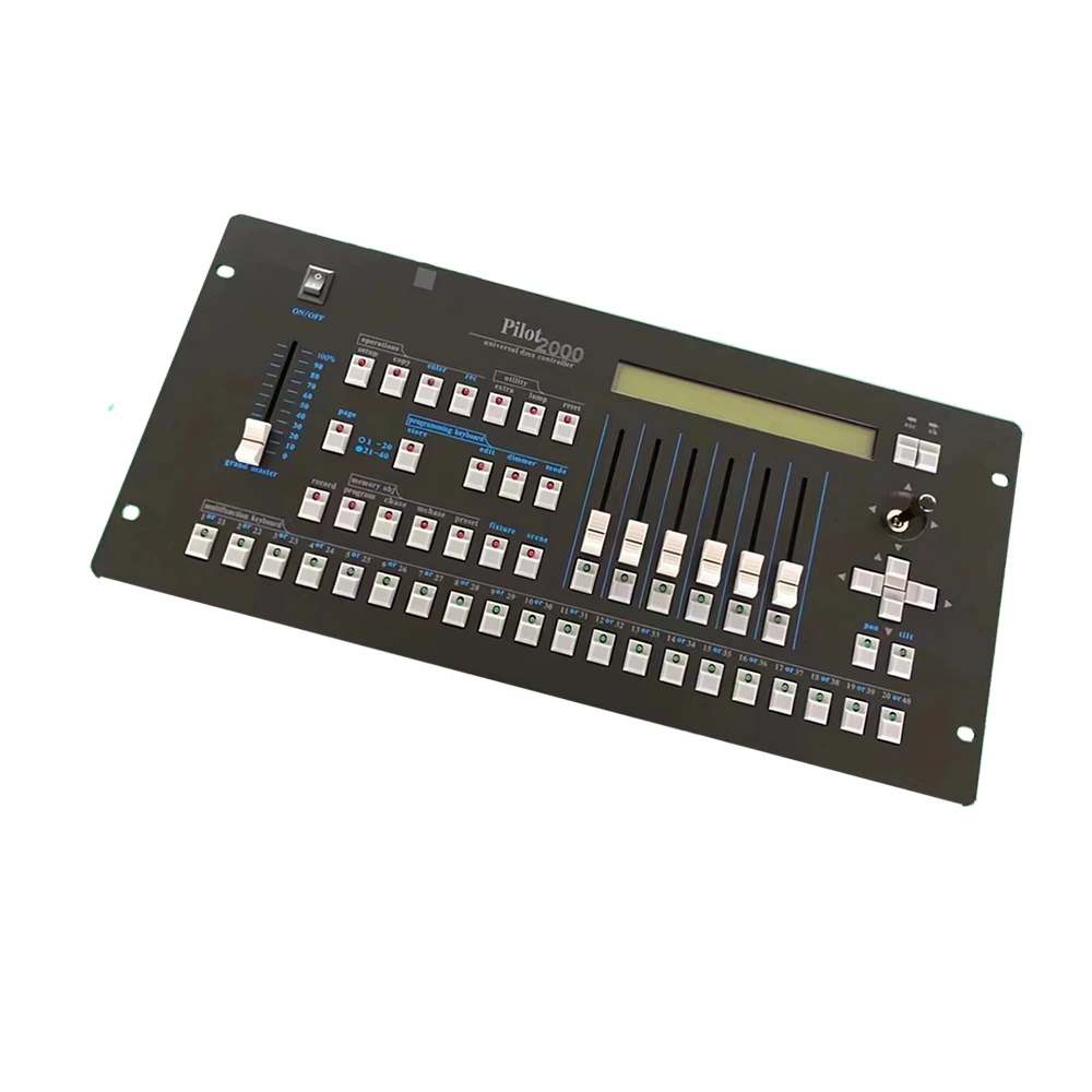 Multifuncional-Stage-Lighting-Console-Pilot-2000-DMX-512-Controlador ...