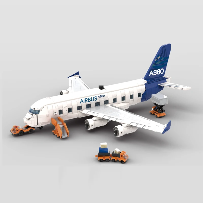 IN-STOCK-MOC-Idea-Airport-Aviation-Aircraft-A380-Passenger-Plane ...