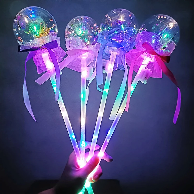 1PC-Kids-Colorful-Glowing-Sticks-Flashing-Heart-Star-Butterfly-Girls ...