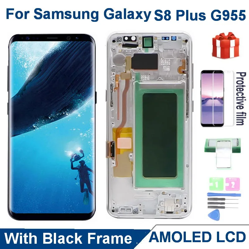 Pantalla-LCD-AMOLED-100-Original-para-Samsung-Galaxy-S8-Plus-montaje-de ...