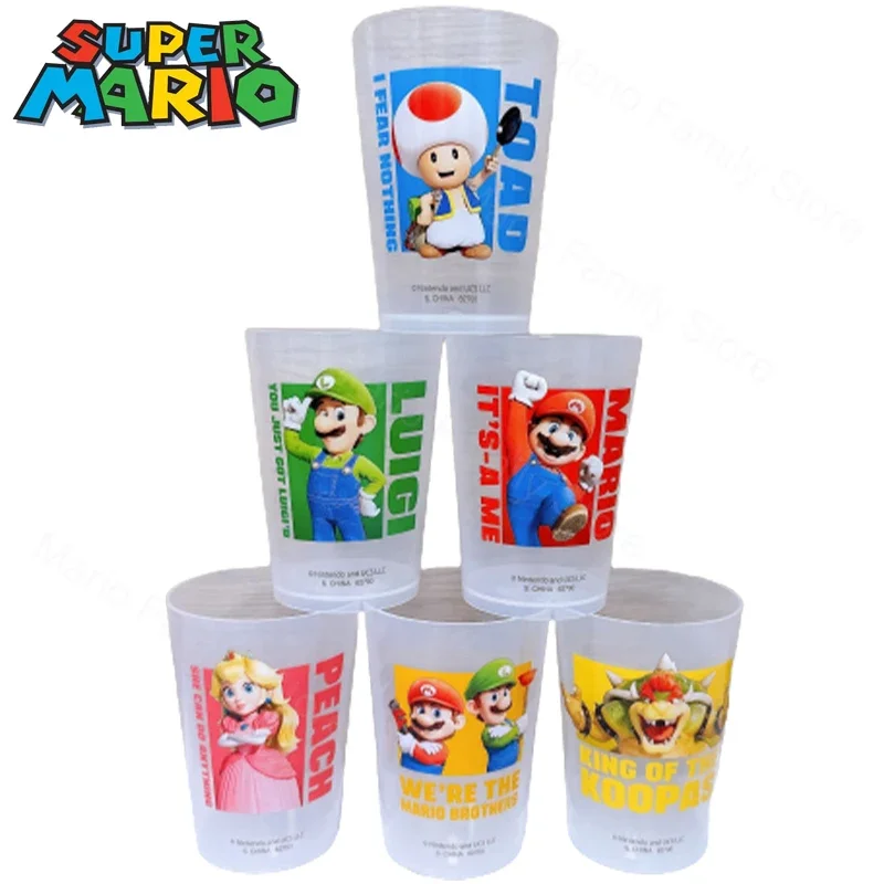 350ML Super Mario Bros Water Cup Anime Children Coffee Mug Cute ...