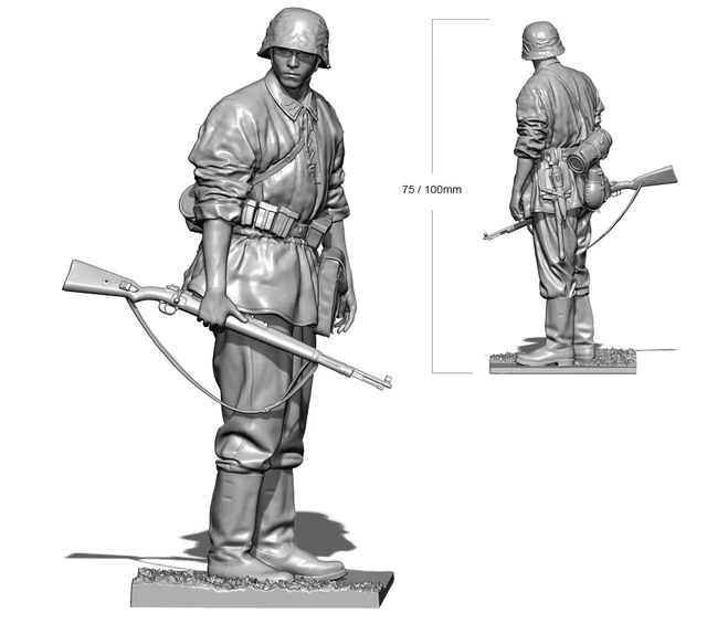 Ww2 German Soldier Drawing