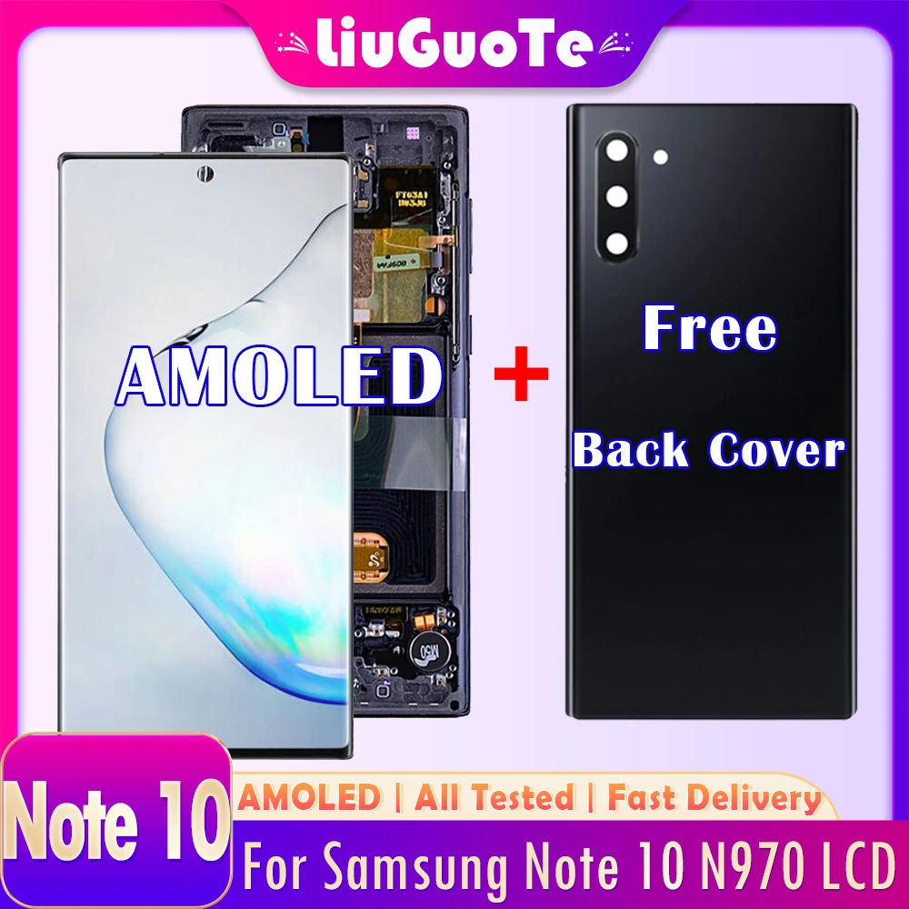 6-3-AMOLED-LCD-For-Samsung-Note-10-N970F-note10-N970-N9700-LCD-With ...