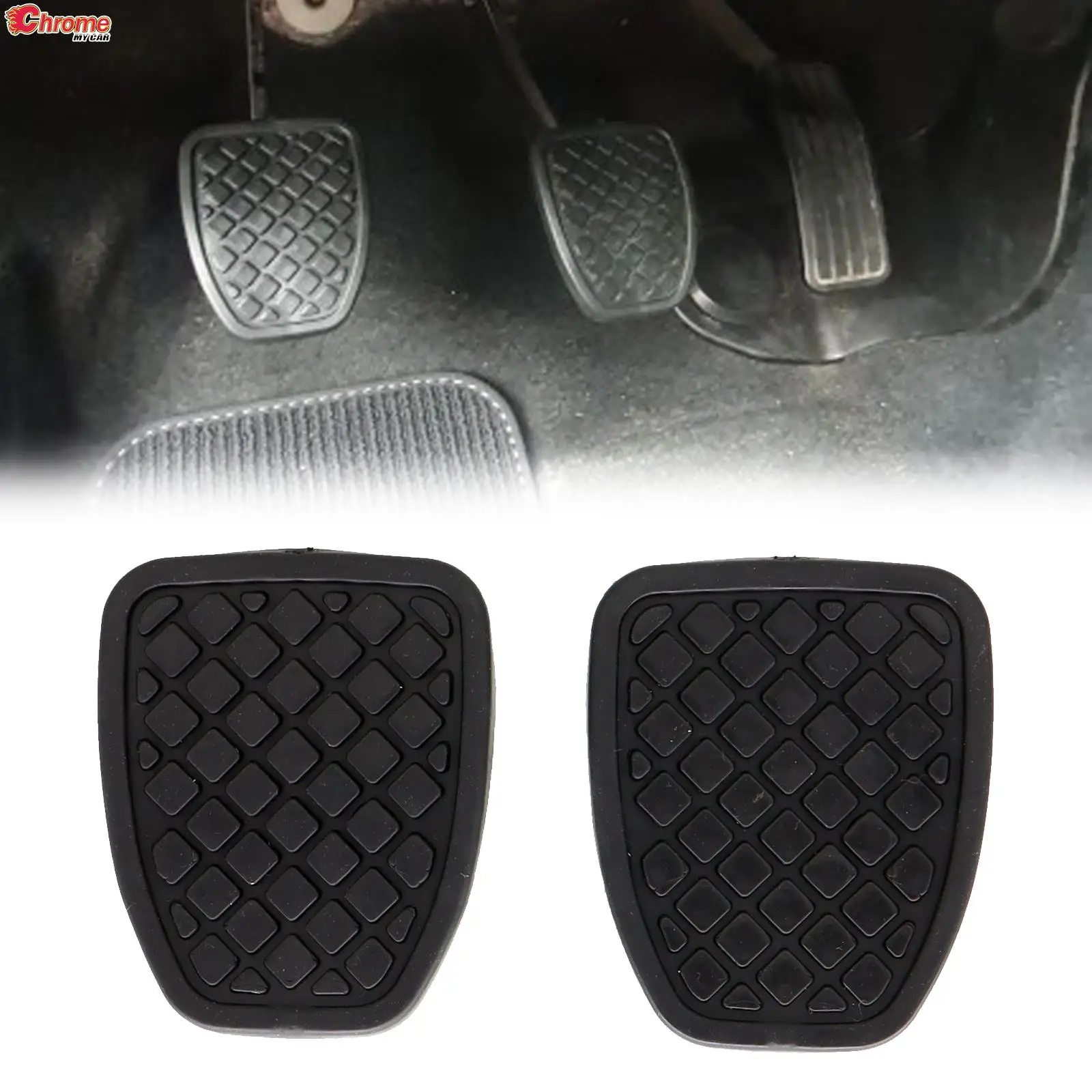 Pair-Brake-Clutch-Pedal-Rubber-Pad-Cover-Replacement-for-Subaru-Forester-Legacy-WRX-IMPREZA ...