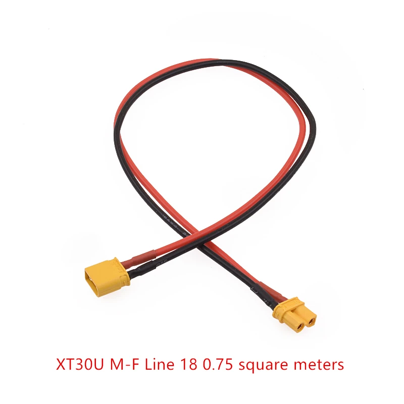 1Pcs 20CM/30CM AMASS XT30 U-F/M Male To Female Extension Cable Lead ...