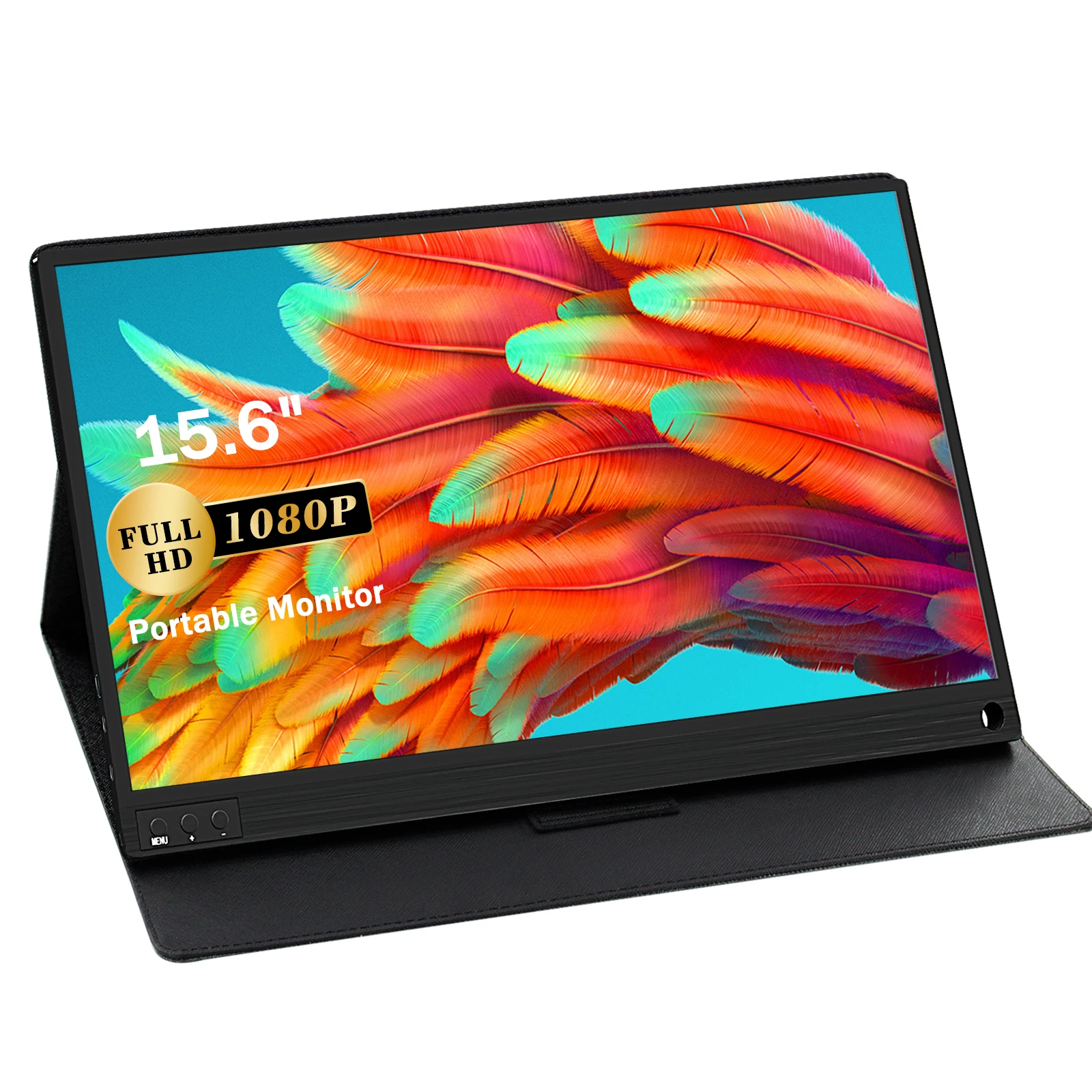 15.6 inch Full HD Gaming Portable Monitor USB C Type C HDMI Compatible ...