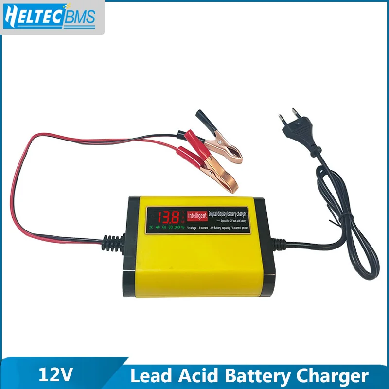 12v 2a Car Auto Battery Charger Led Display 220v 110v Eu Us Smart ...