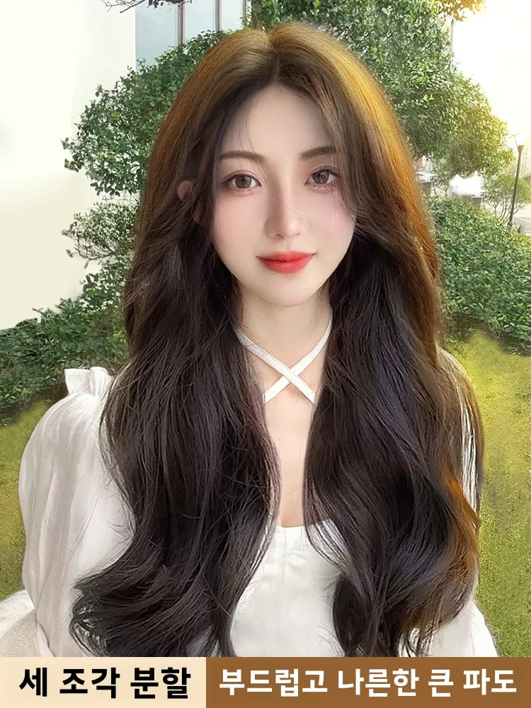 Wig-Piece-Women-Long-Hair-Increase-Volume-Fluffy-Curly-Hair-Extension ...