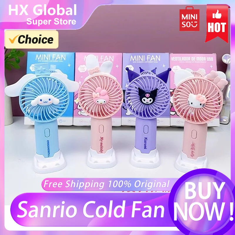 Sanrio-Mini-Fan-Cold-Hello-Kitty-My-Melody-Anime-Kawaii-Sweet-Cute ...