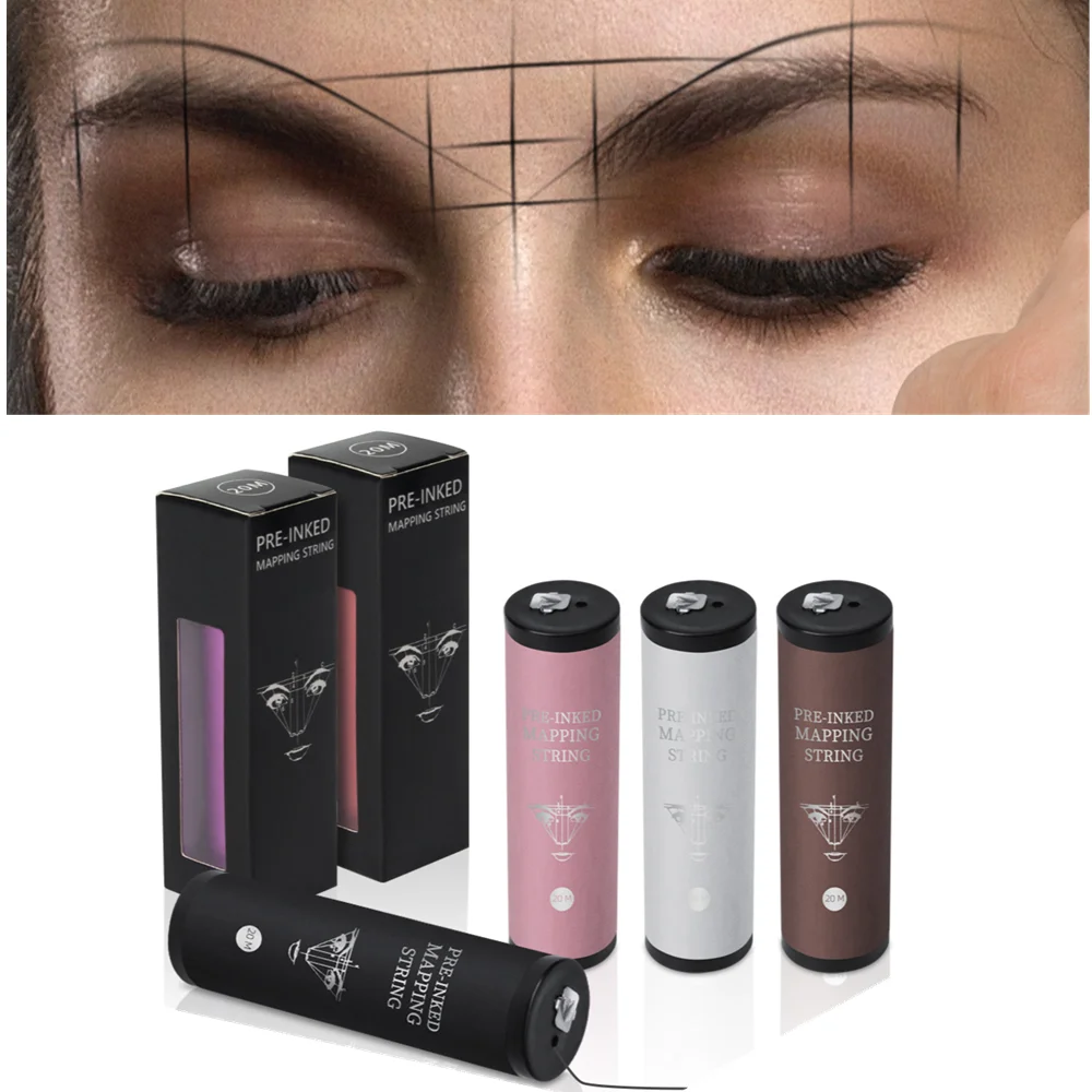 20M-Microblading-Mapping-String-Pre-Inked-Eyebrow-Marker-Thread-Tattoo ...