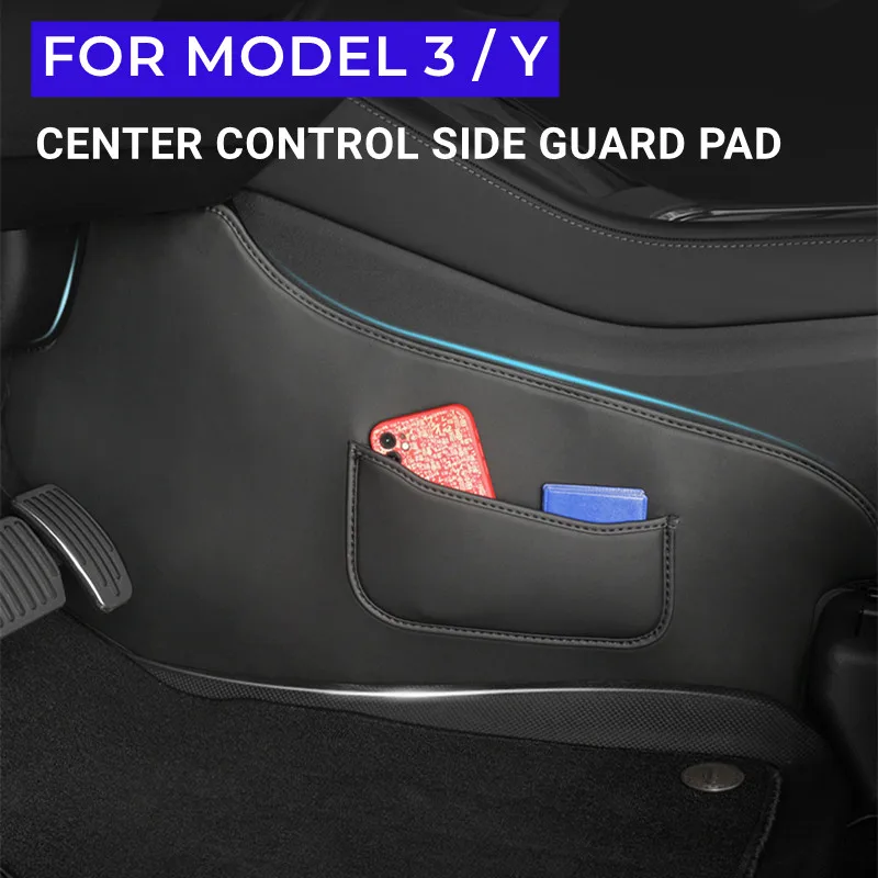 For-Tesla-Model-Y-Model-3-Car-Central-Control-Side-Defense-Kick-Pad ...