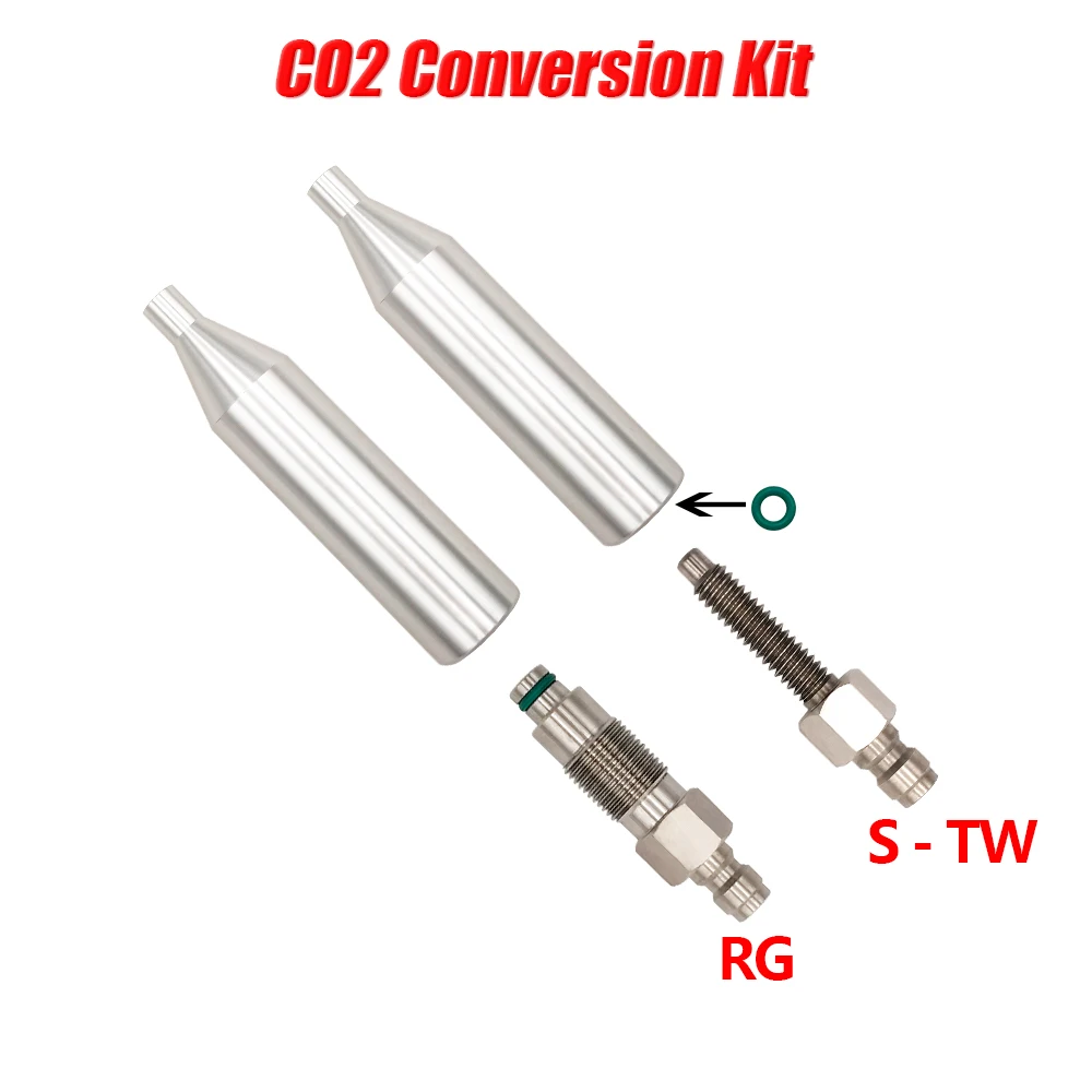 Pneumatic CO2 S-TW and RG Threaded Air Conversion Kit,for BB,and Pellet ...