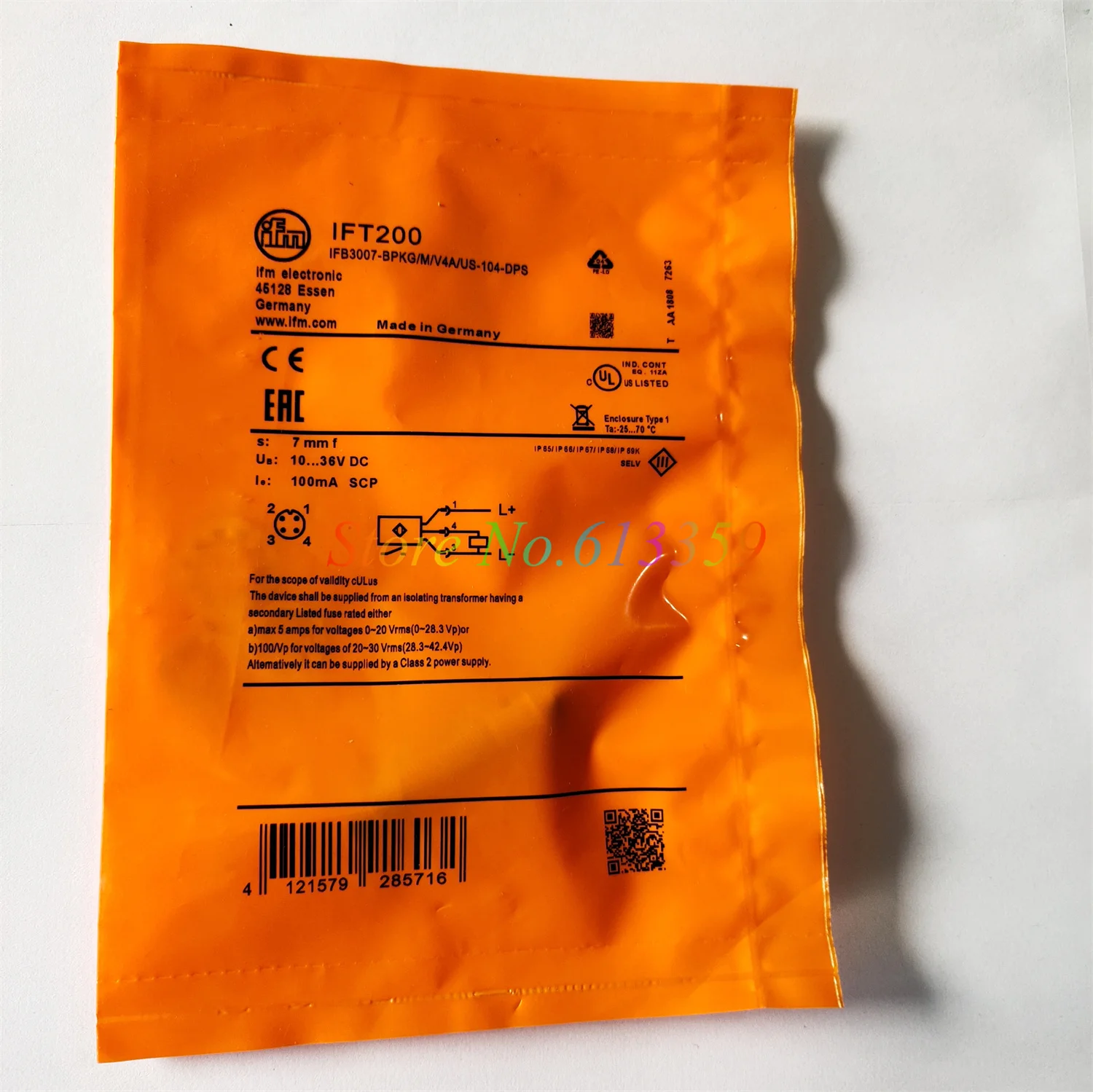 IFT200 IFT201 IFT202 IFT203 IFT204 IFT205 IFM New High Quality ...