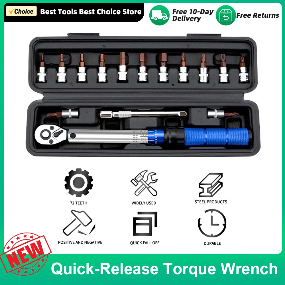 16PCS-Torque-Wrench-High-Precise-Torque-Preset-Wrenches-2-24N-m-Torque ...