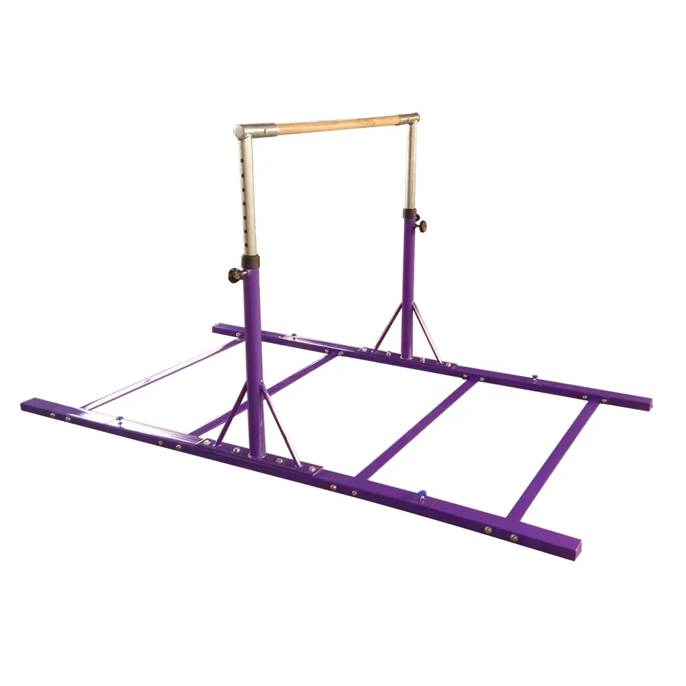 Height-Adjustable-Kids-Gymnastic-Horizontal-Bar-for-Home-Club-With ...