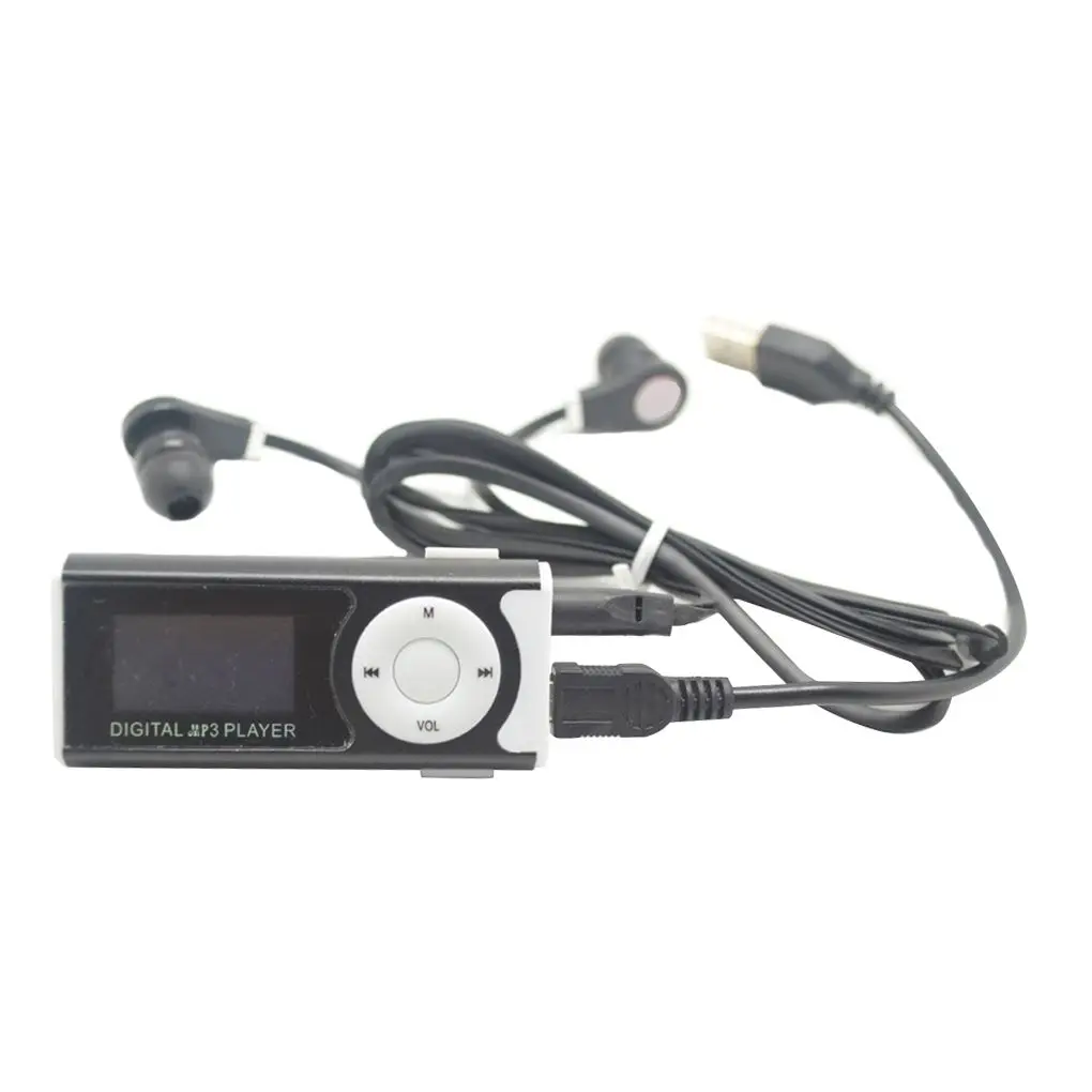 Digital Music MP3 Player Mini USB OLED Screen MP3 Support 16 32GB Micro ...