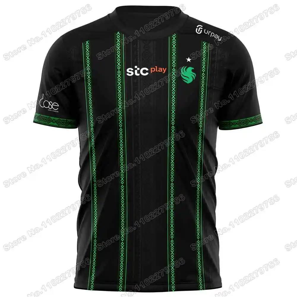 2024-Team-Falcons-Jersey-Gaming-Uniform-Training-T-Shirt-Technical ...