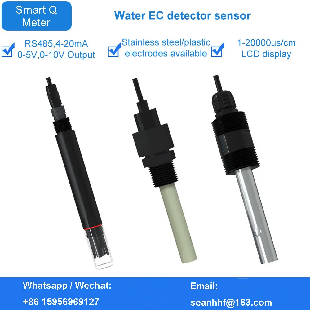 Industrial-EC-conductivity-transmitter-high-precision-electrode-probe ...