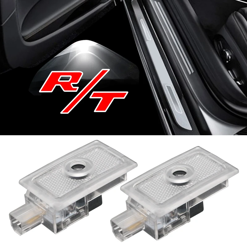2 4 pcs LED Car Door Light R/T RT Badge Ghost Projector Welcome ...