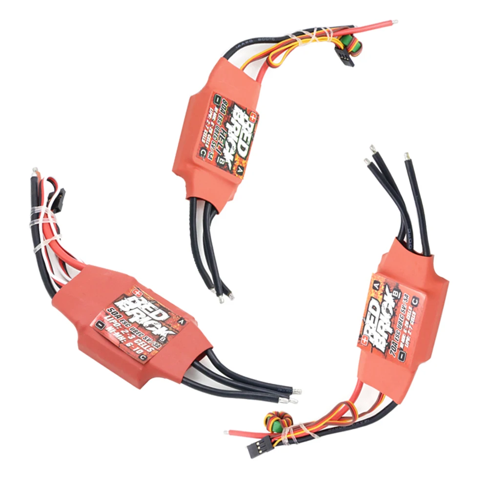 Red Brick Brushless ESC 50A 70A 80A 100A 125A 200A 5V/3A 5V/5A BEC ...