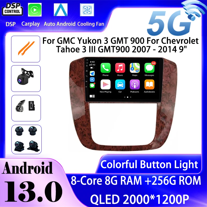 Car-Radio-Multimedia-For-GMC-Yukon-3-GMT-900-For-Chevrolet-Tahoe-3GMT ...